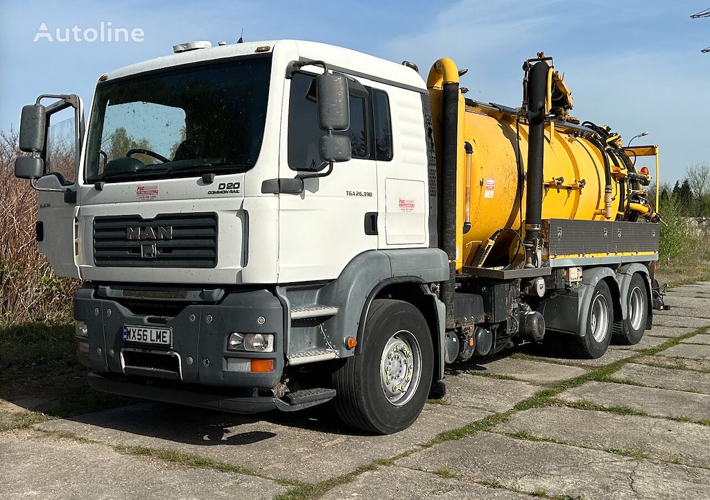 MAN TGA 26.390 comi tanker vozilo za čišćenje kanalizacije