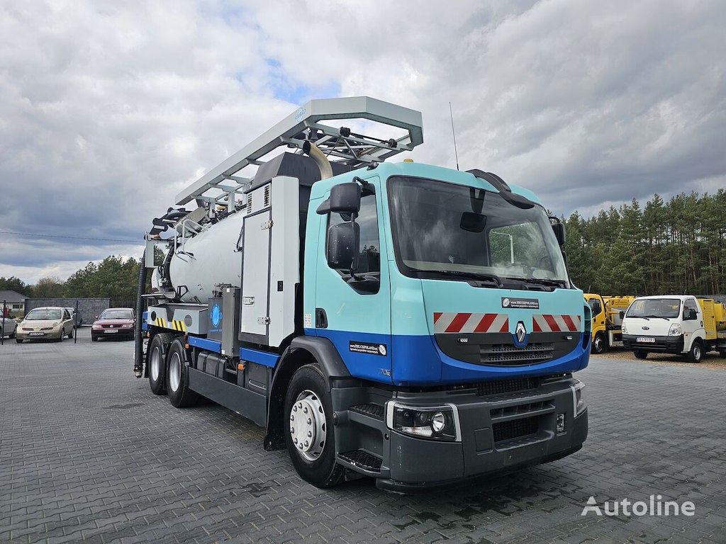 Renault 6x4 WUKO RIVARD RECYTLING for collecting liquid waste kombinovano vozilo za čišćenje kanalizacije