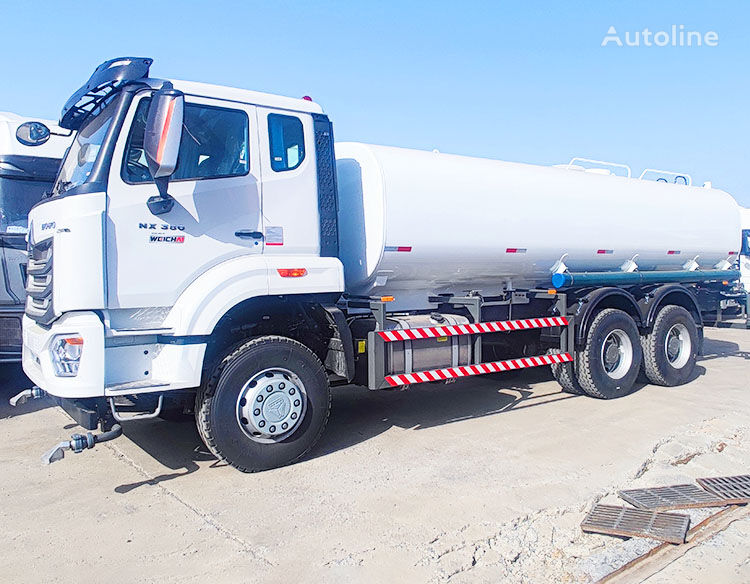 Nova Sinotruk Howo 20000 Liter 20tons Water Tank Truck for Sale in Senegal cisterna za pranje ulica