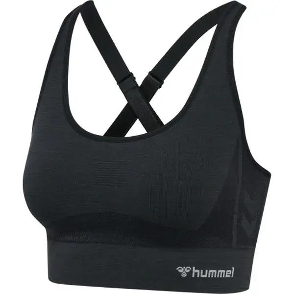 Hummel Ženski sportski top Hmlclea Seamless, Crni