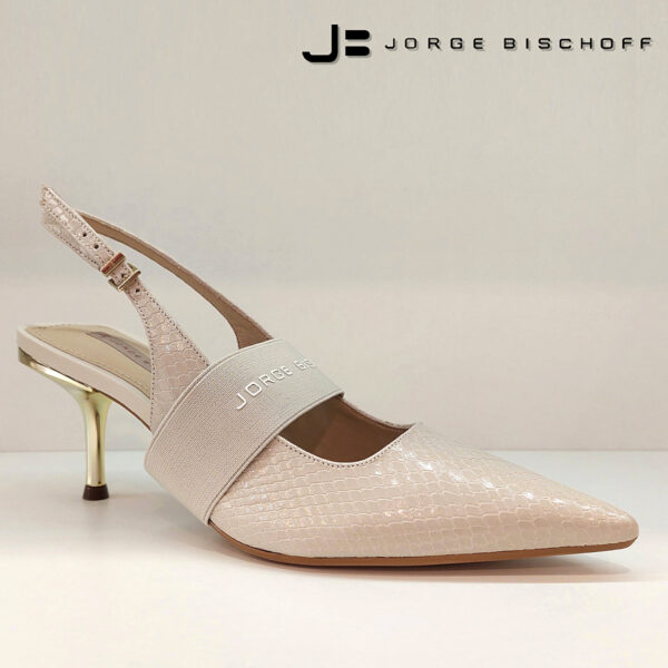 “Jorge Bischoff” krem sandale