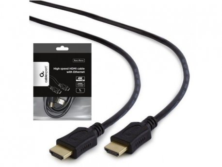 GEMBIRD CC-HDMI4L-1M HDMI kabl v.2.0 ethernet support 3D/4K TV 1m FO