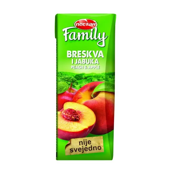 Nectar Family Negazirani sok Breskva, 0.2L