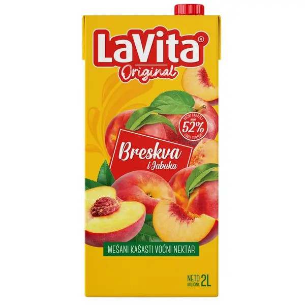 La Vita Negazirani sok Breskva jabuka, 2L