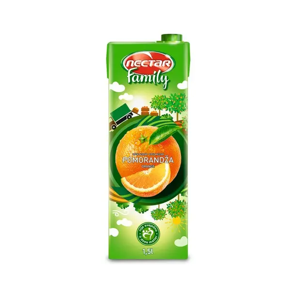 Nectar Family Negazirani sok Pomorandža, 1.5L
