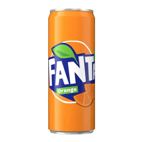Fanta Orange Gazirani sok, 0.33L