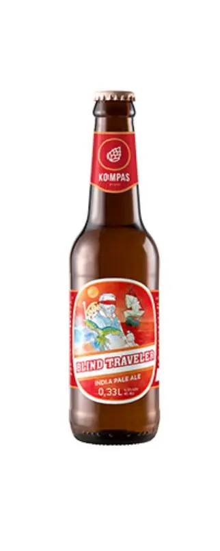 KOMPAS Pivo Blind Traveler India Pale Ale, 0.33l