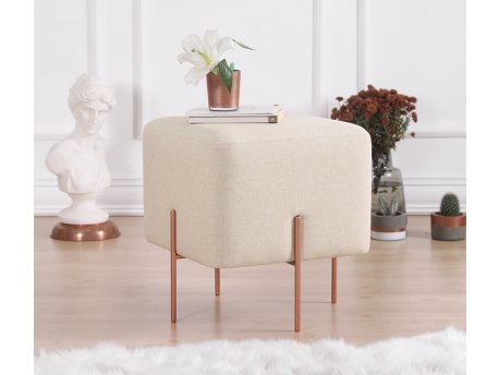 Atelier del Sofa Tabure Copper 58 Cream