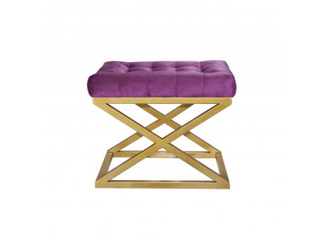 Atelier del Sofa Tabure Capraz GoldPurple