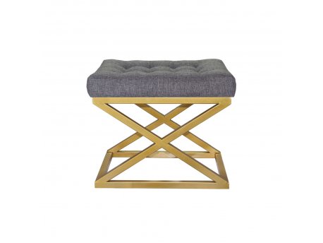 Atelier del Sofa Tabure Capraz Gold Grey