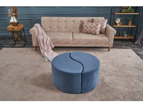 Atelier del Sofa Tabure Alis Puf Blue