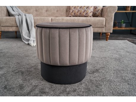 Atelier del Sofa Tabure Rose Puf Grey