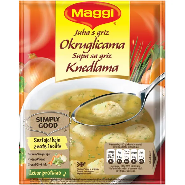 Maggi Supa sa griz knedlama, 47g