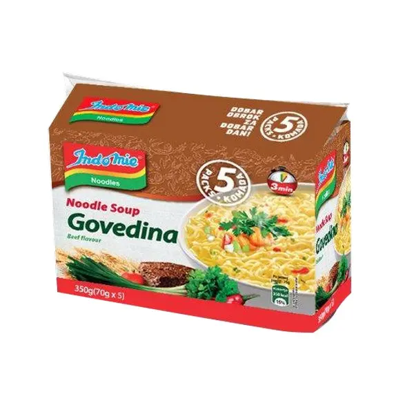 Indomie Instant supa sa testeninom Govedina, 5x75g