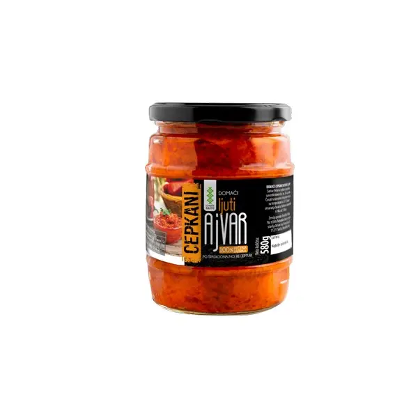 Iz Naše Bašte Ajvar, Cepkani, Ljuti, 580g