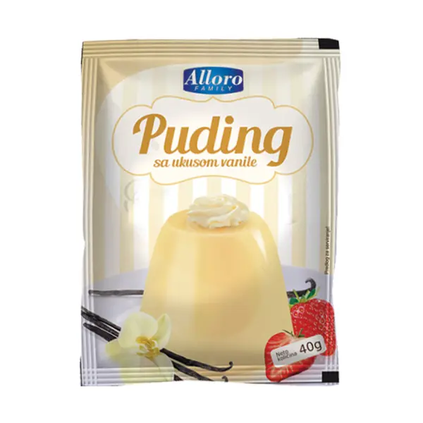 Alloro Puding, Ukus vanile, 40g