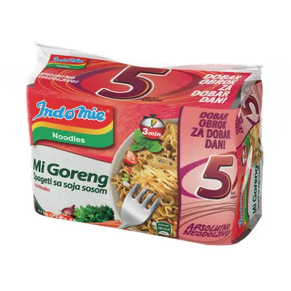 Indomie Instant supa sa testeninom Mi Goring, 5x80g