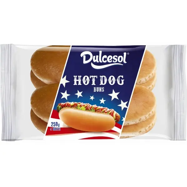 Dulcesol HOT DOG Kifle 4 komada u paketu, 250g