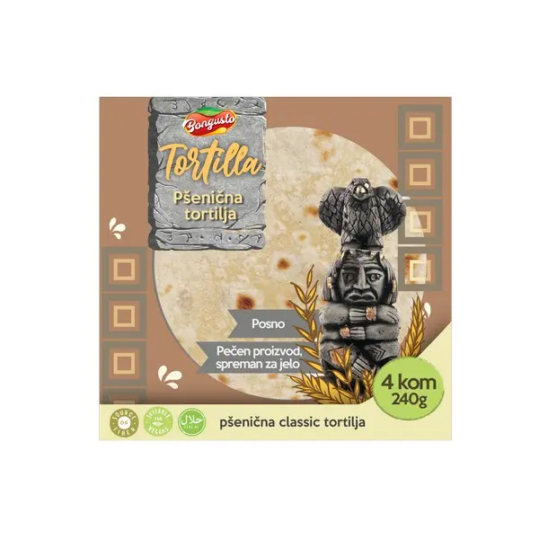 Bongusto Tortilja classic, 4 komada, 240g