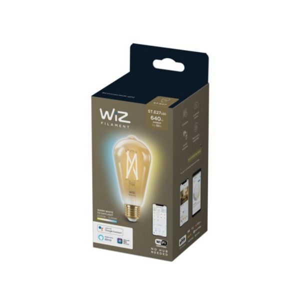 PHILIPS Wi-Fi 50W ST64 E27 920-50 Amb 2000 - 5000K TW 1PF/6