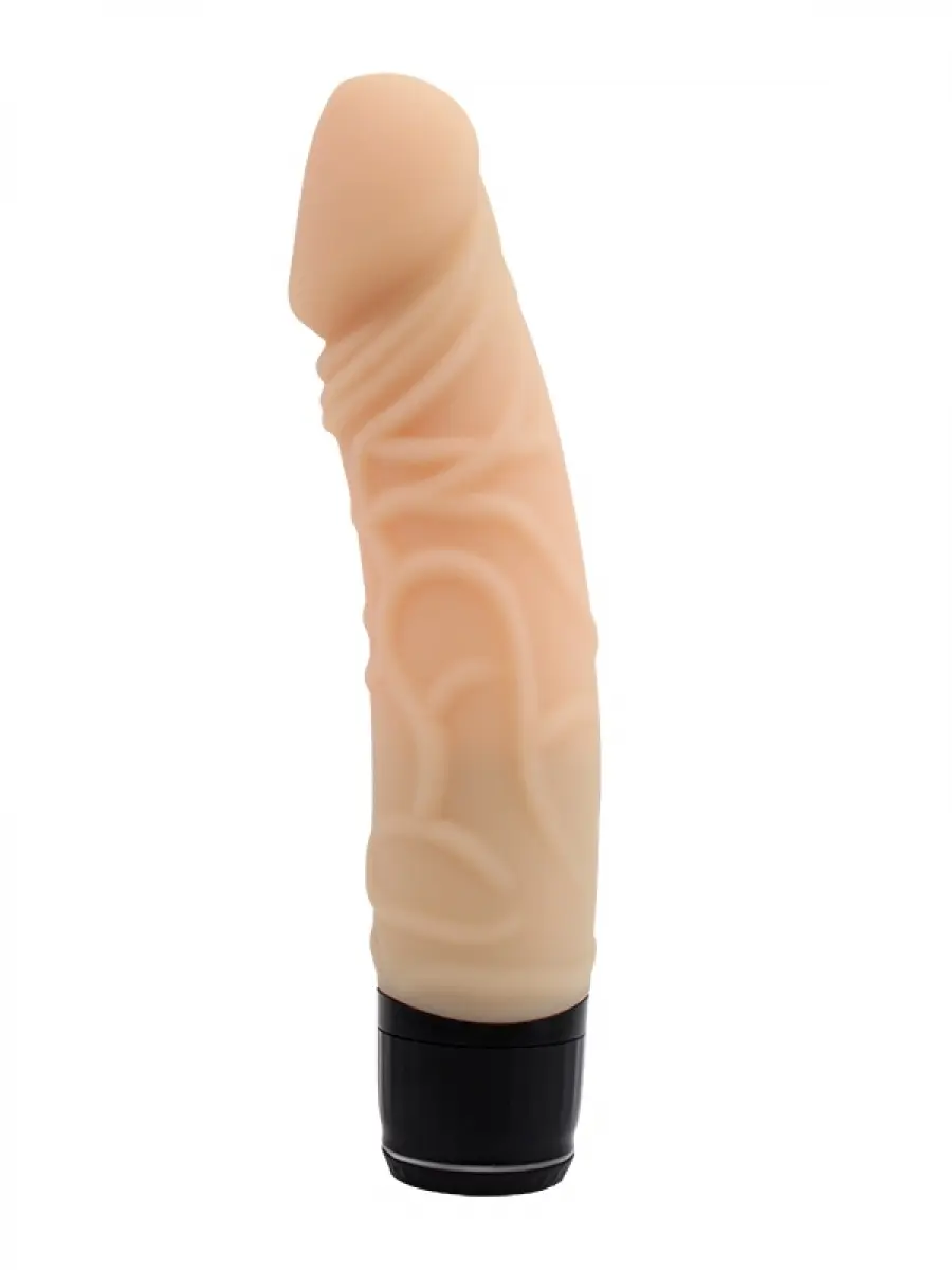 Thick Realistic Flesh Vibrator, Silikonski, 19.5 cm