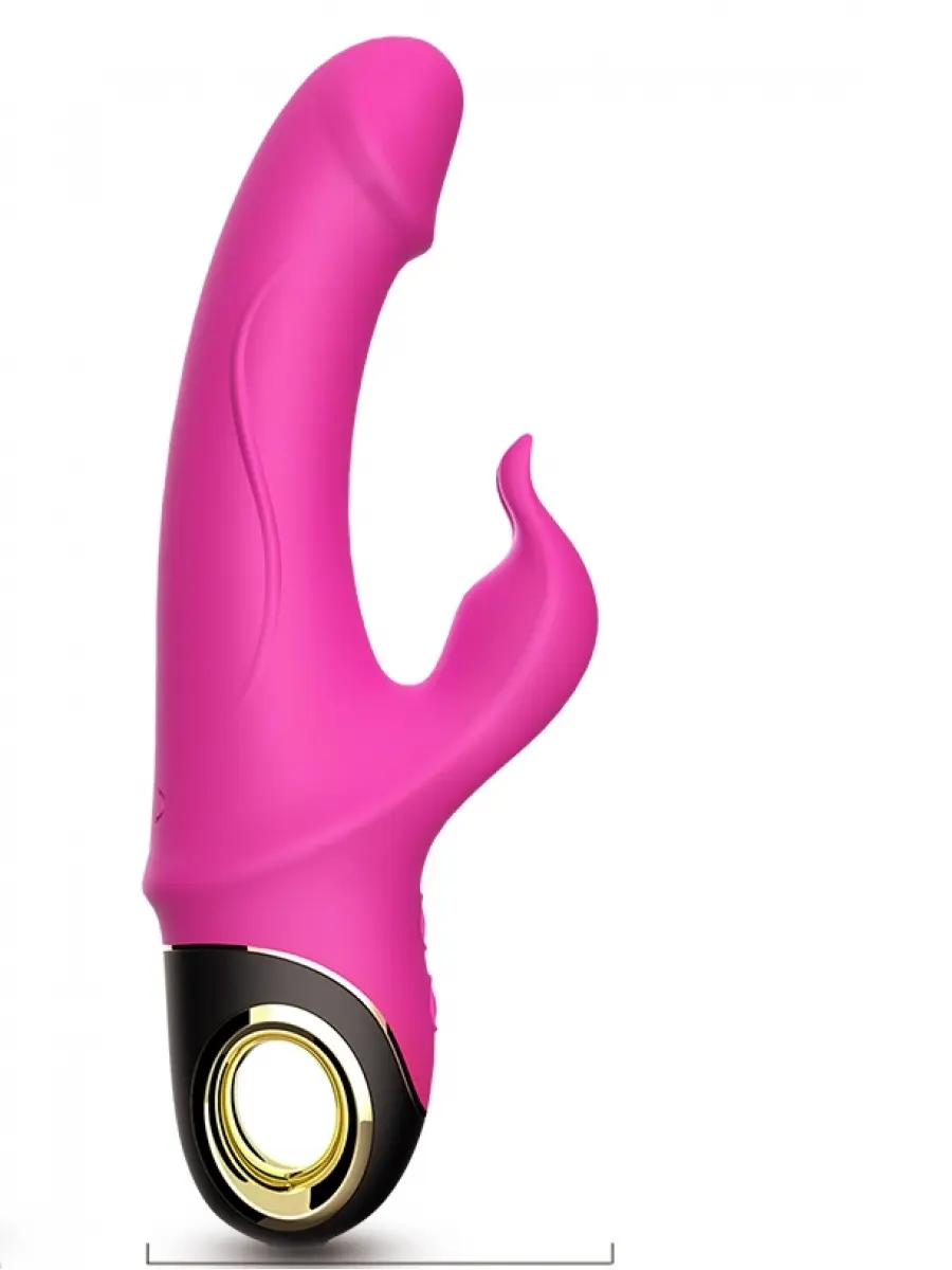 Meteror Zeka vibrator, Silikonski, Vodootporan, 22.7 cm, Roze