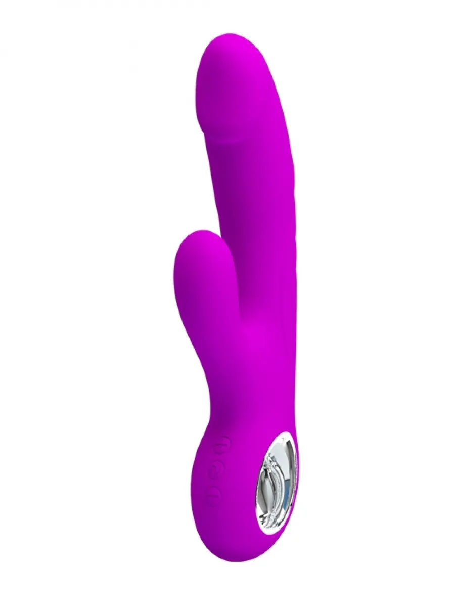 Pretty Love Gordon Vibrator, 7 modova vibracije, 2 motora, 19 cm, Ljubičasti