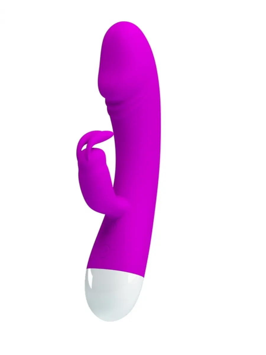 Pretty Love Will Zeka vibrator, Silikonski, 30 modova vibracije, 18 cm, Ljubičasti