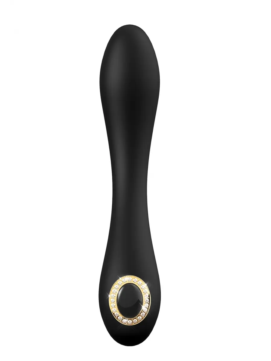 Natasha Vibrator, 10 funkcija vibracije, 20 cm, Crni