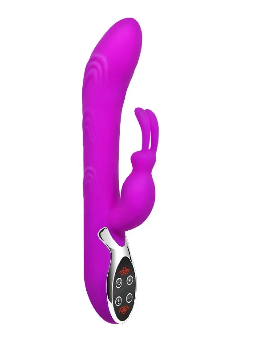 Pretty Love Hot Vibrator, 10 funkcija vibracije, 24 cm, Ljubičasti