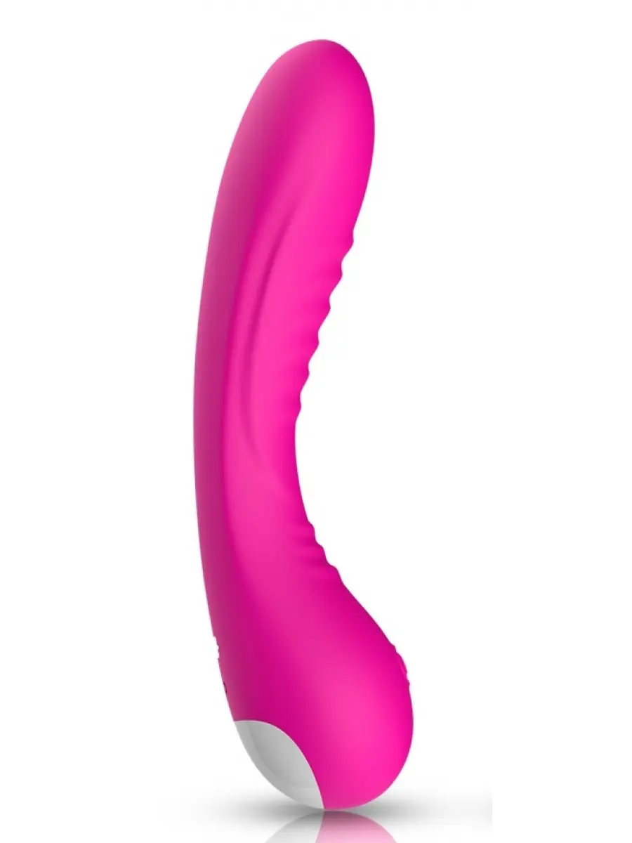 Vibrator za G-tačku, Silikonski, 18 cm, Roze