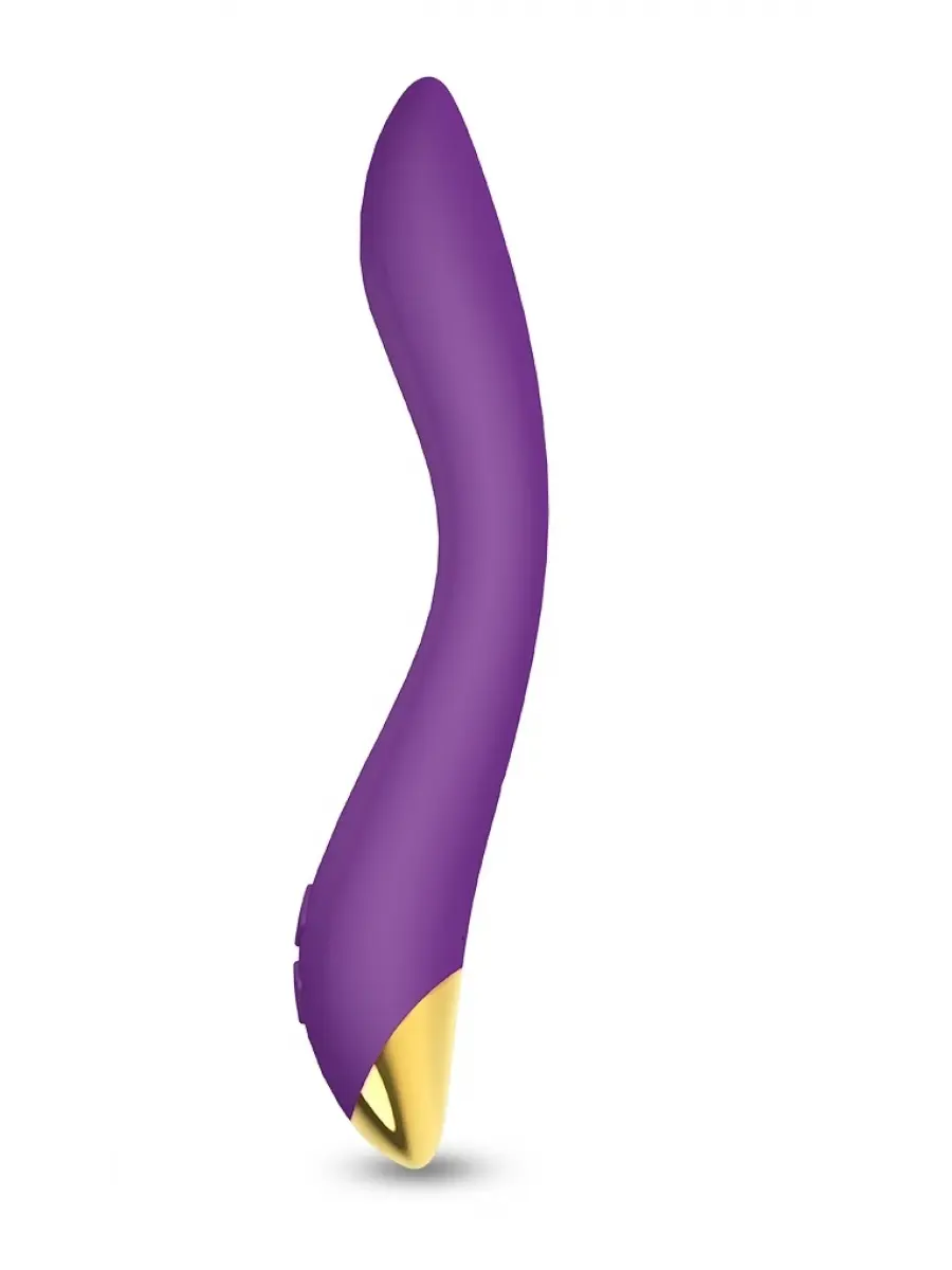 Flamingo Vibrator za G-tačku, Silikonski, Vodootporan, 22.5 cm, Ljubičasti