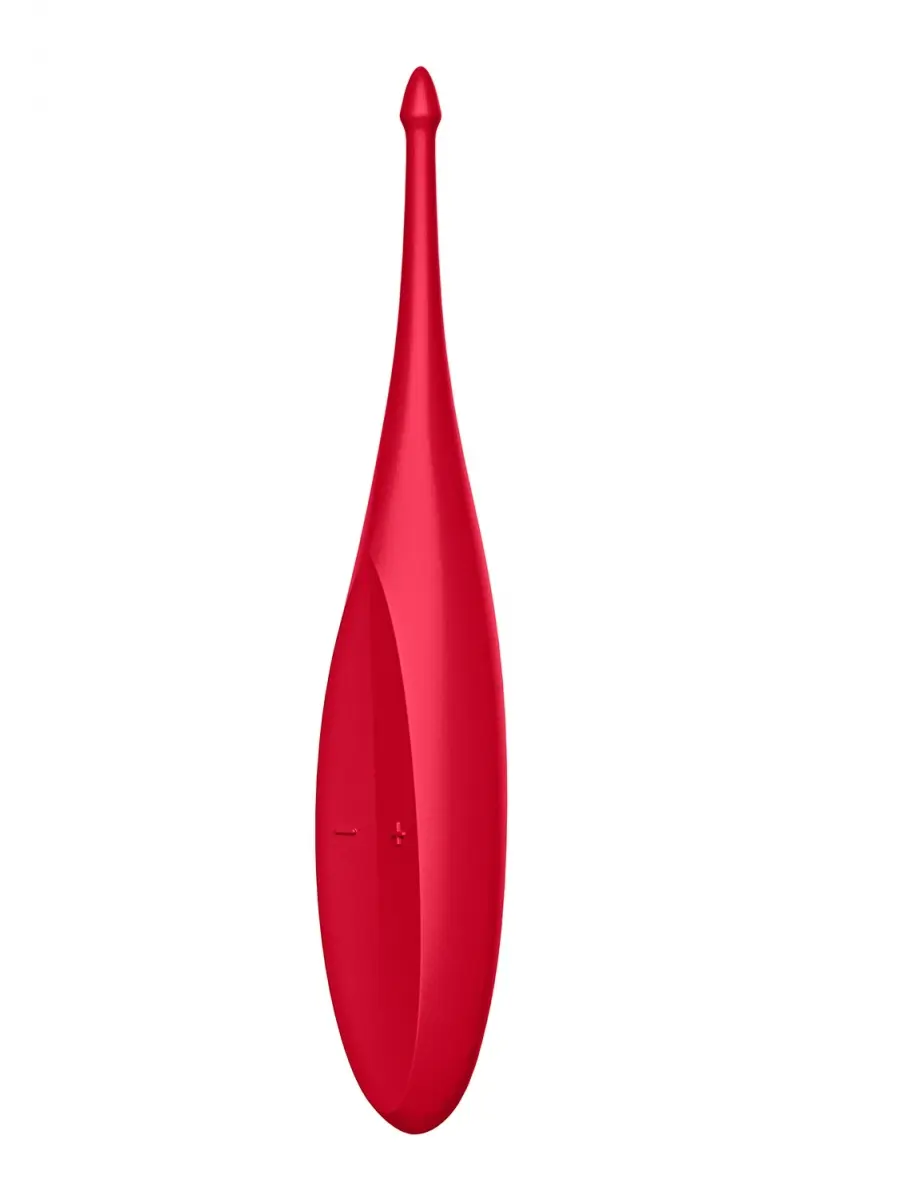 Twirling Fun Vibrator, 12 modova vibracije, 17.5 cm, Crveni