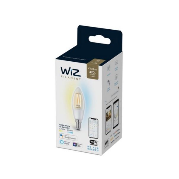 PHILIPS Wi-Fi 40W C35 E14 927-65 2700 - 6500K CL TW 1PF/6