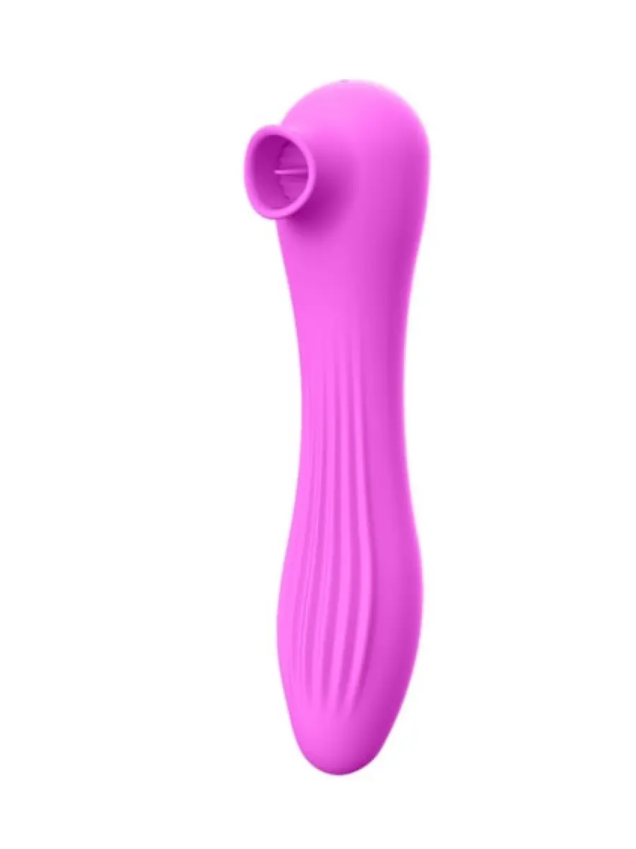 Cunnilingus Klito stimulator, Funkcija grajanja, 18.5 cm, Roze