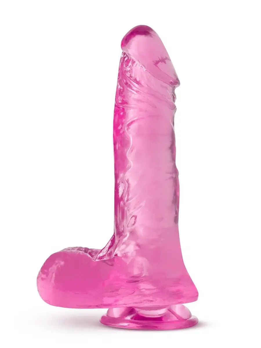 blush B Yours Plus Ram n' Jam Dildo, TPE, 20.3cm, Roze