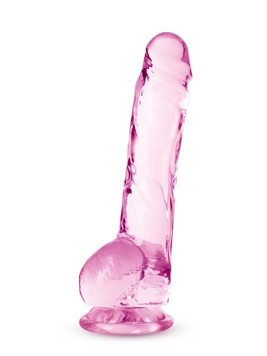 Crystalline Dildo, 20.3 cm, Roze