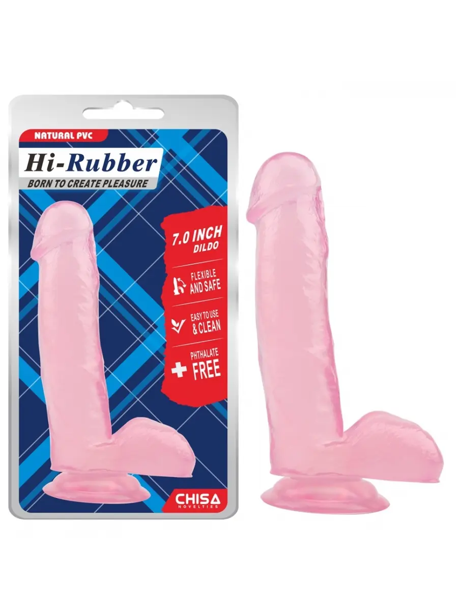 Dildo, 18 cm, Roze