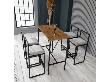Atelier del Sofa Barski sto i stolice Nordic Cream