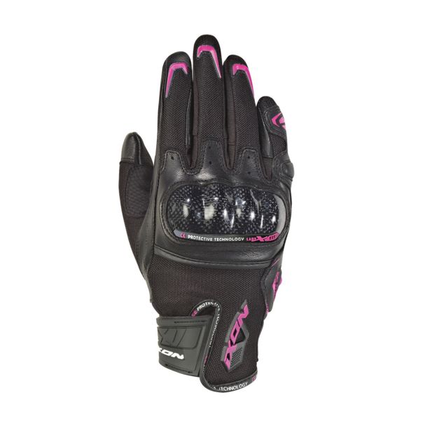 IXON Rise air lady black fuxia rukavice