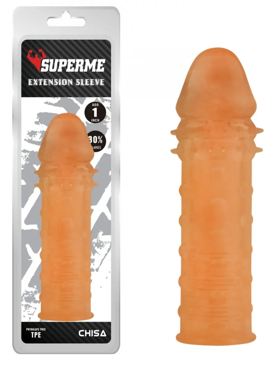 Extra Texture Sleeve Navlaka za penis, 16.2cm