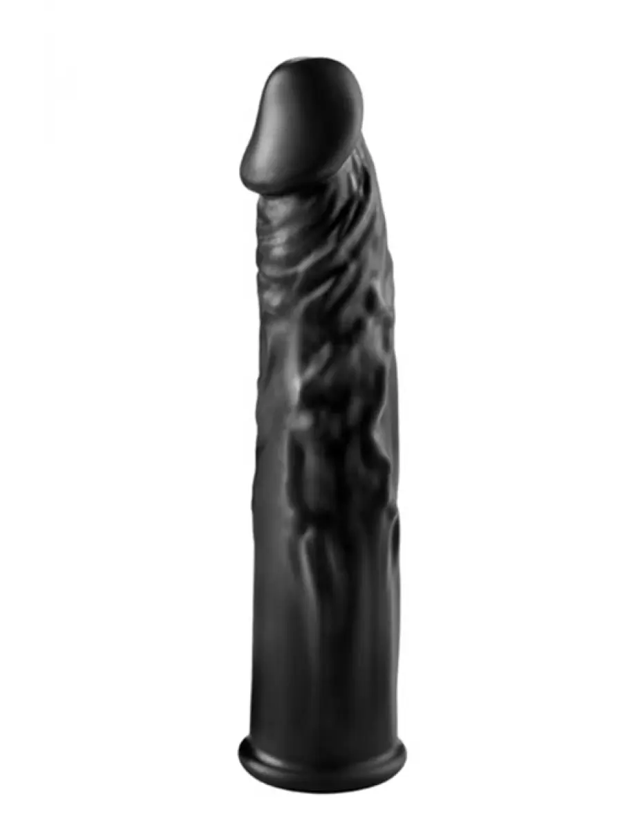 Navlaka za penis, 19cm, Crna