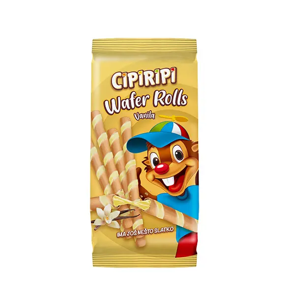 Cipiripi Rolls Vafl, Vanila, 150g