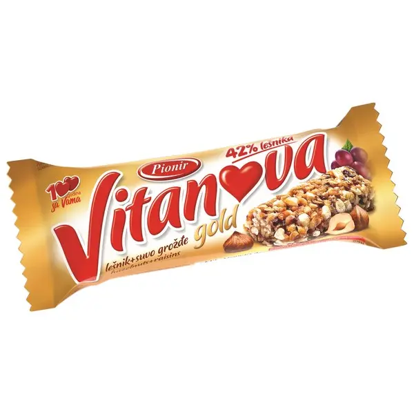 Vitanova Gold Lešnik i suvo grožđe, 30g