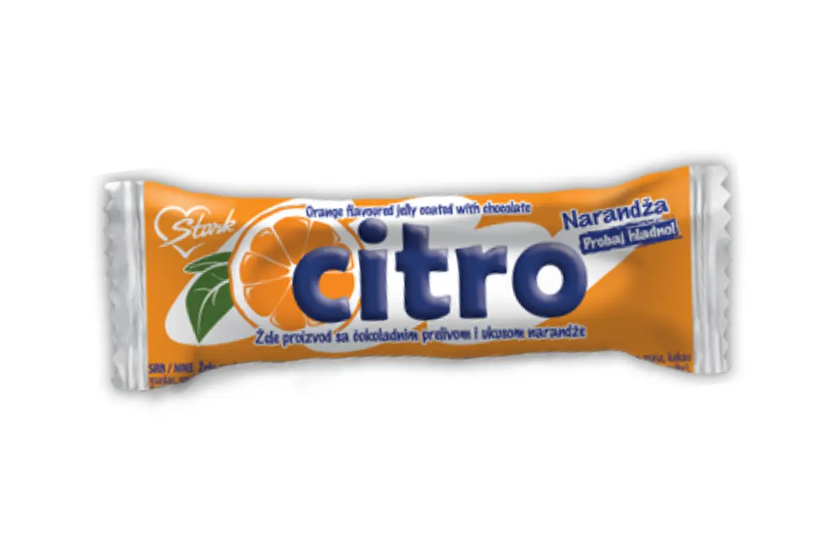 Štark Citro Žele čokoladica Narandža, 35g
