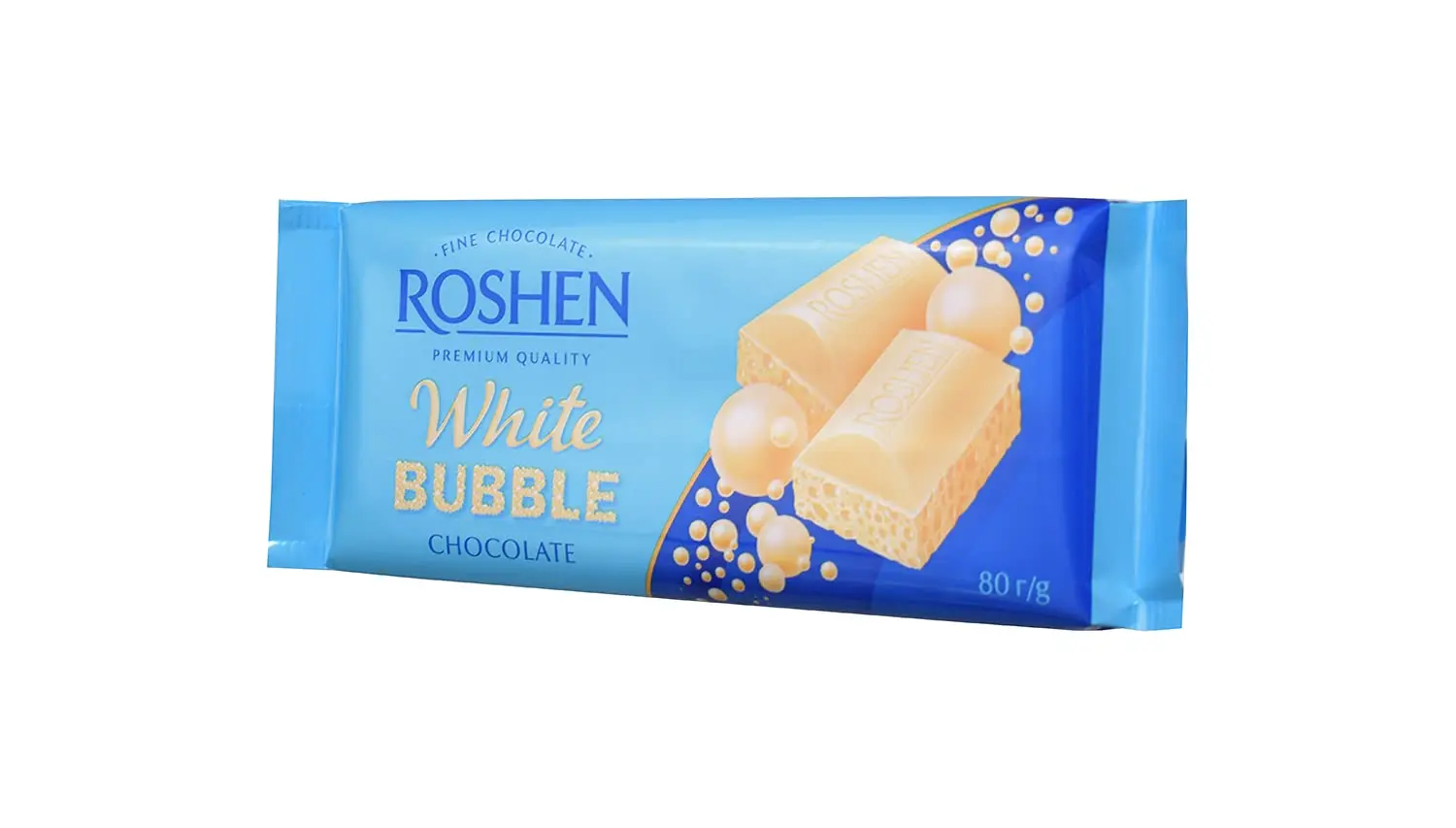 Roshen Bubble Čokolada, Bela, 80g