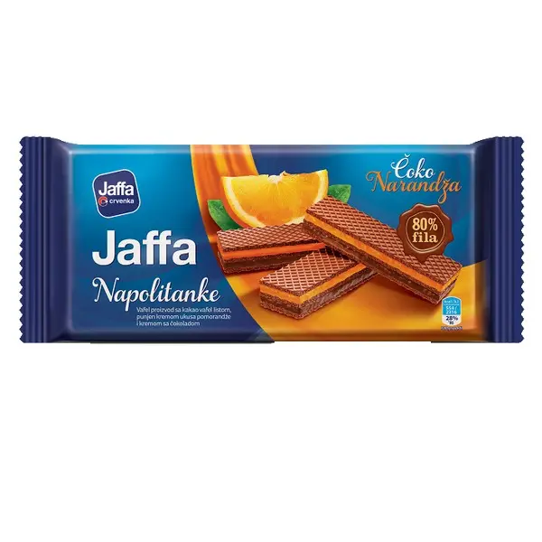 Jaffa Napolitanke Čokolada i narandža, 187g