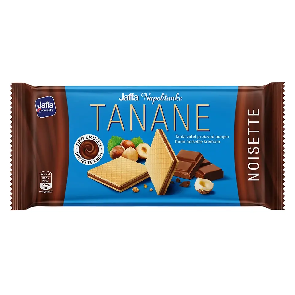 Jaffa Tanana Napolitanke Lešnik, 125g