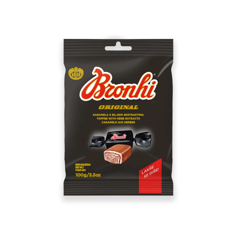 Bronhi Original Bombone, 100g