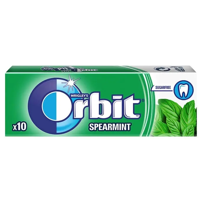 ORBIT Spearmint Žvake, 12g